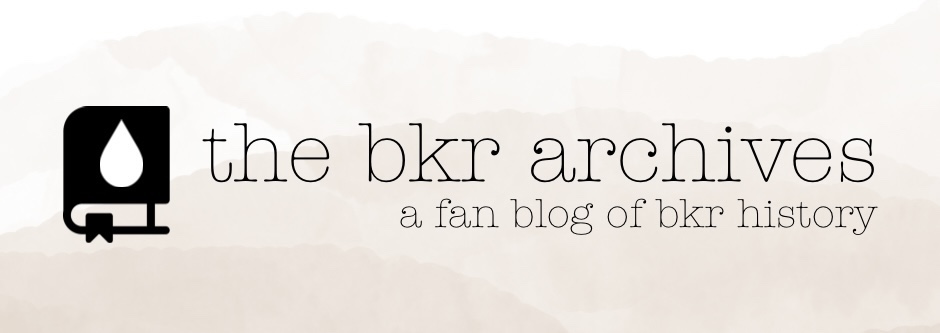 the bkr archives – history of bkr colors
