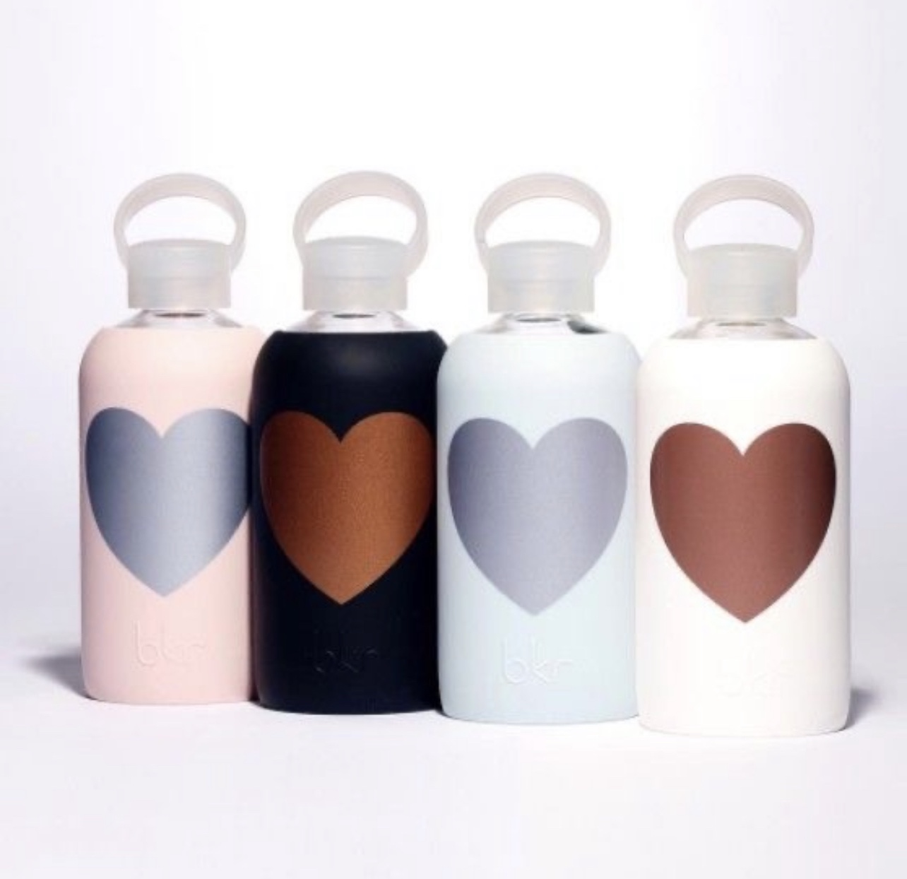 Jet Copper Heart • Opaque black with a metallic copper heart – the bkr ...