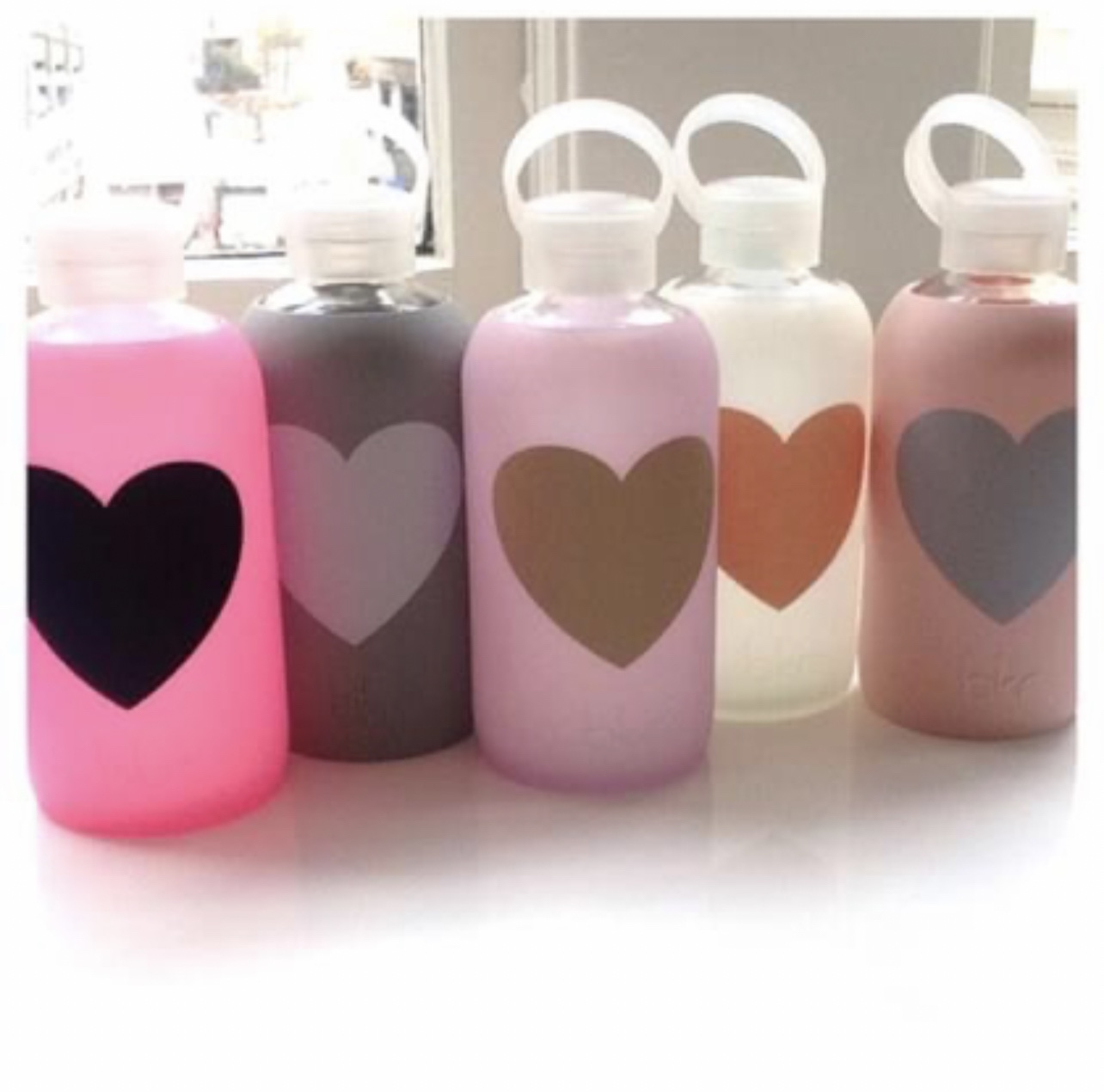 Cupcake Heart • Sheer lilac pink with a heart – the bkr archives