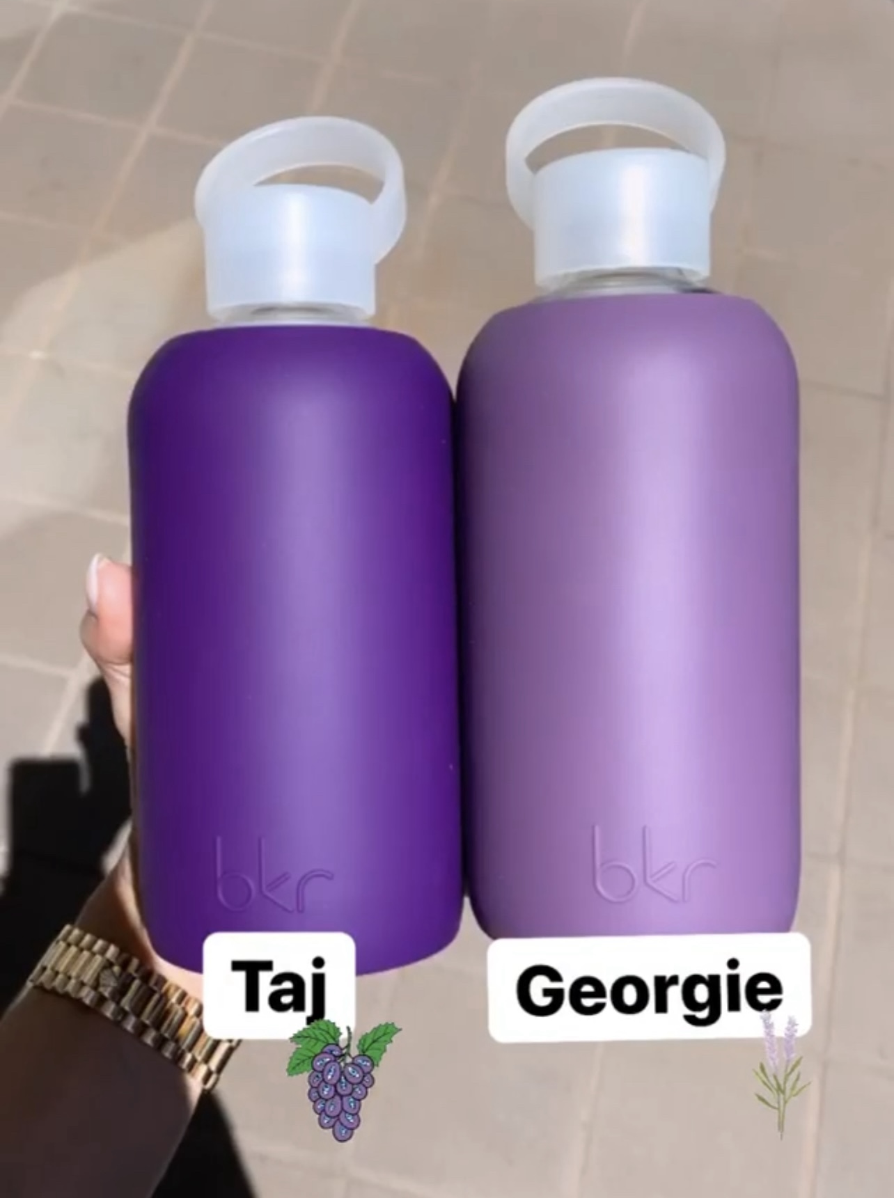 Georgie • Opaque deep, soulful plum – the bkr archives
