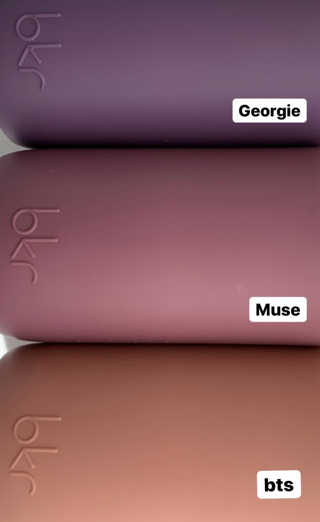 Georgie • Opaque deep, soulful plum – the bkr archives