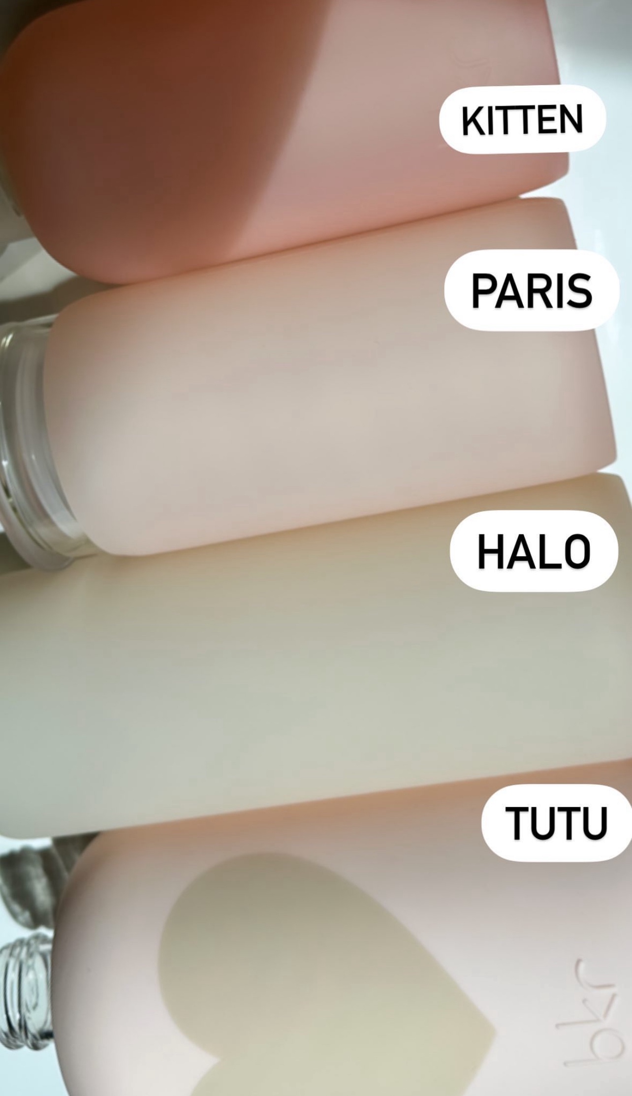 Halo • Sheer blushed cream – the bkr archives