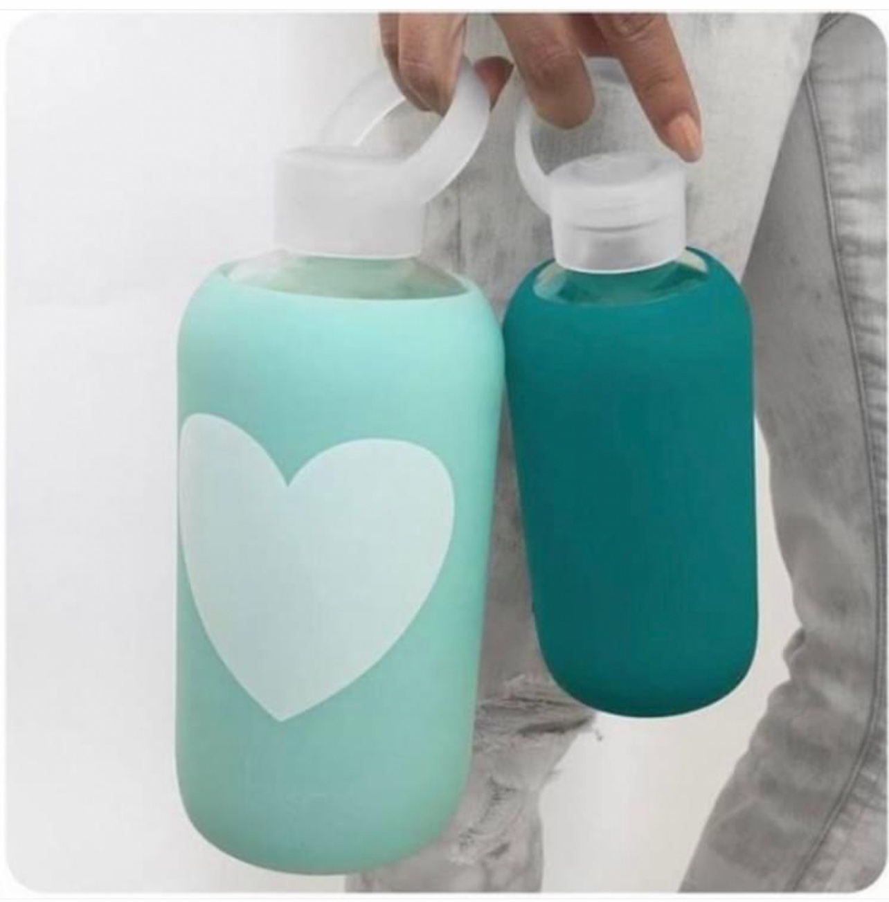 Float Heart • Sheer with white heart – the bkr archives