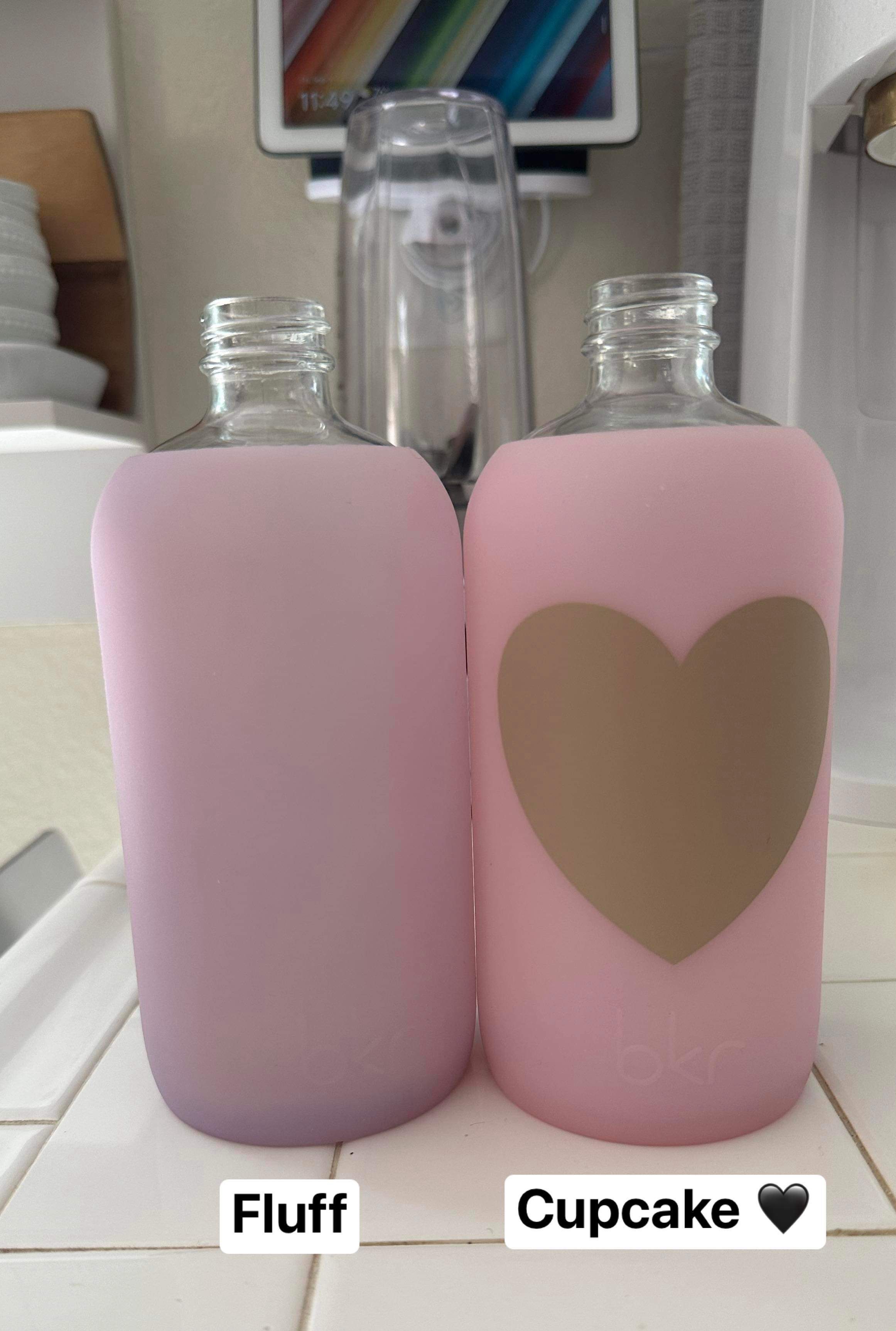 Cupcake Heart • Sheer lilac pink with a heart – the bkr archives