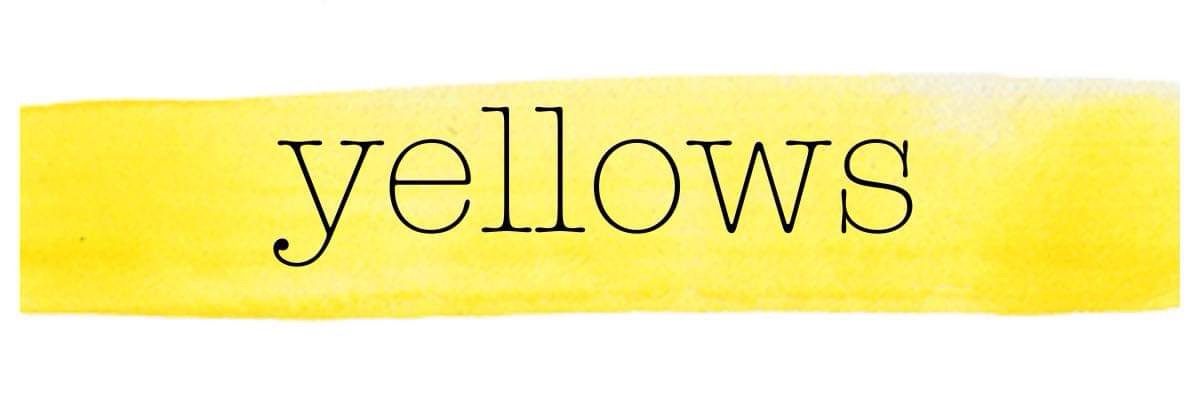 Yellow Comparisons – the bkr archives